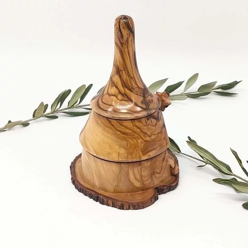 Christmas Tree Bell Grotto with Nativity Scene - Bethlehem Gift Shop