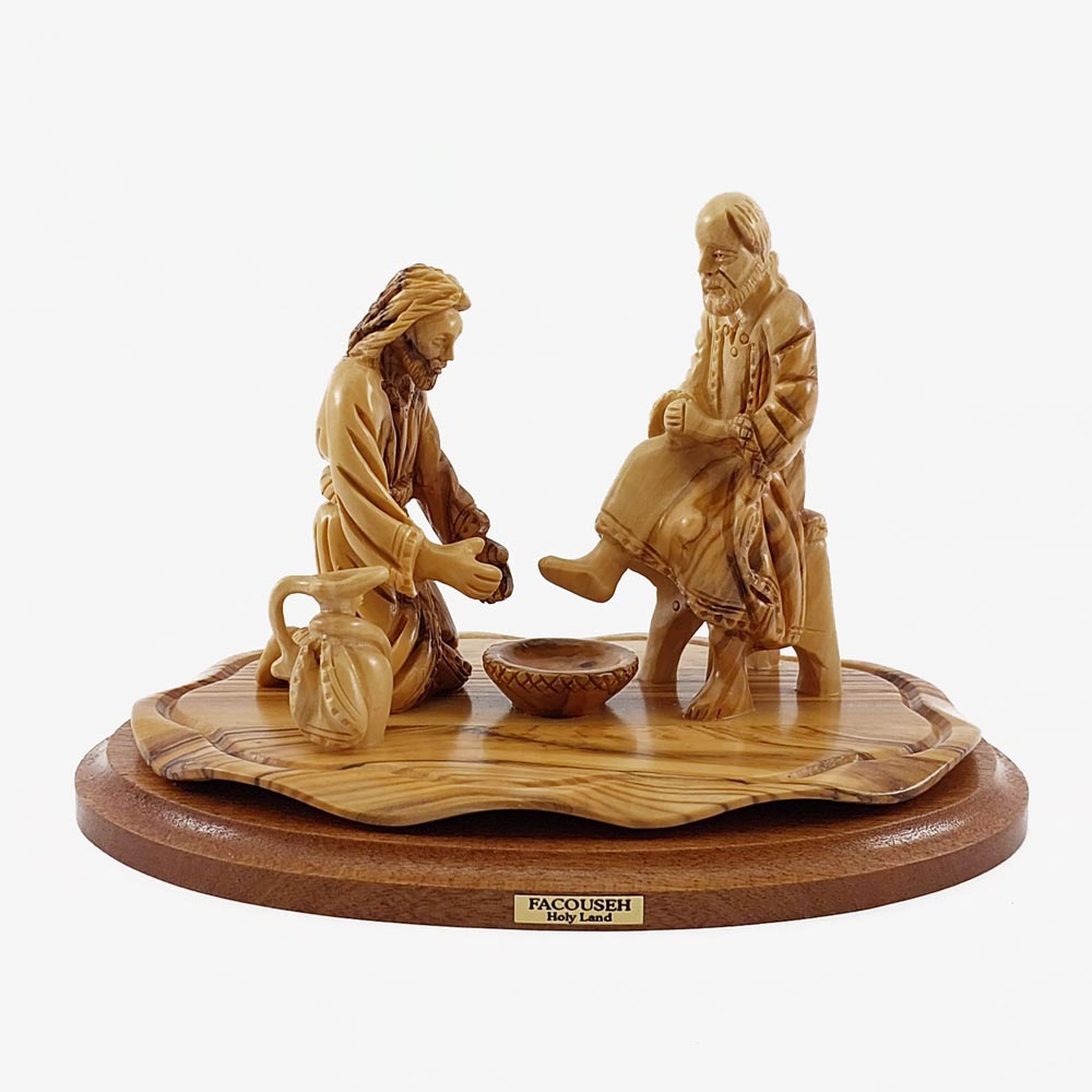 Jesus Washes His Disciples' Feet 11.5 CM - Bethlehem Gift Shop